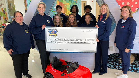 Falcon Cove Middle School Students Aid Patients and Families at Joe ...