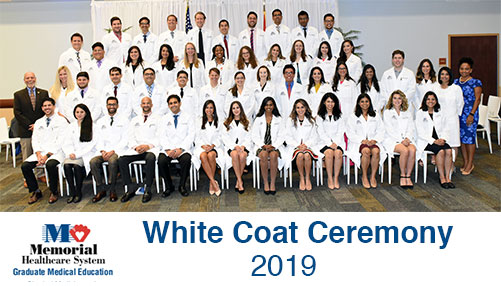 Graduate Medical Education White Coat Ceremony | Joe DiMaggio Children ...