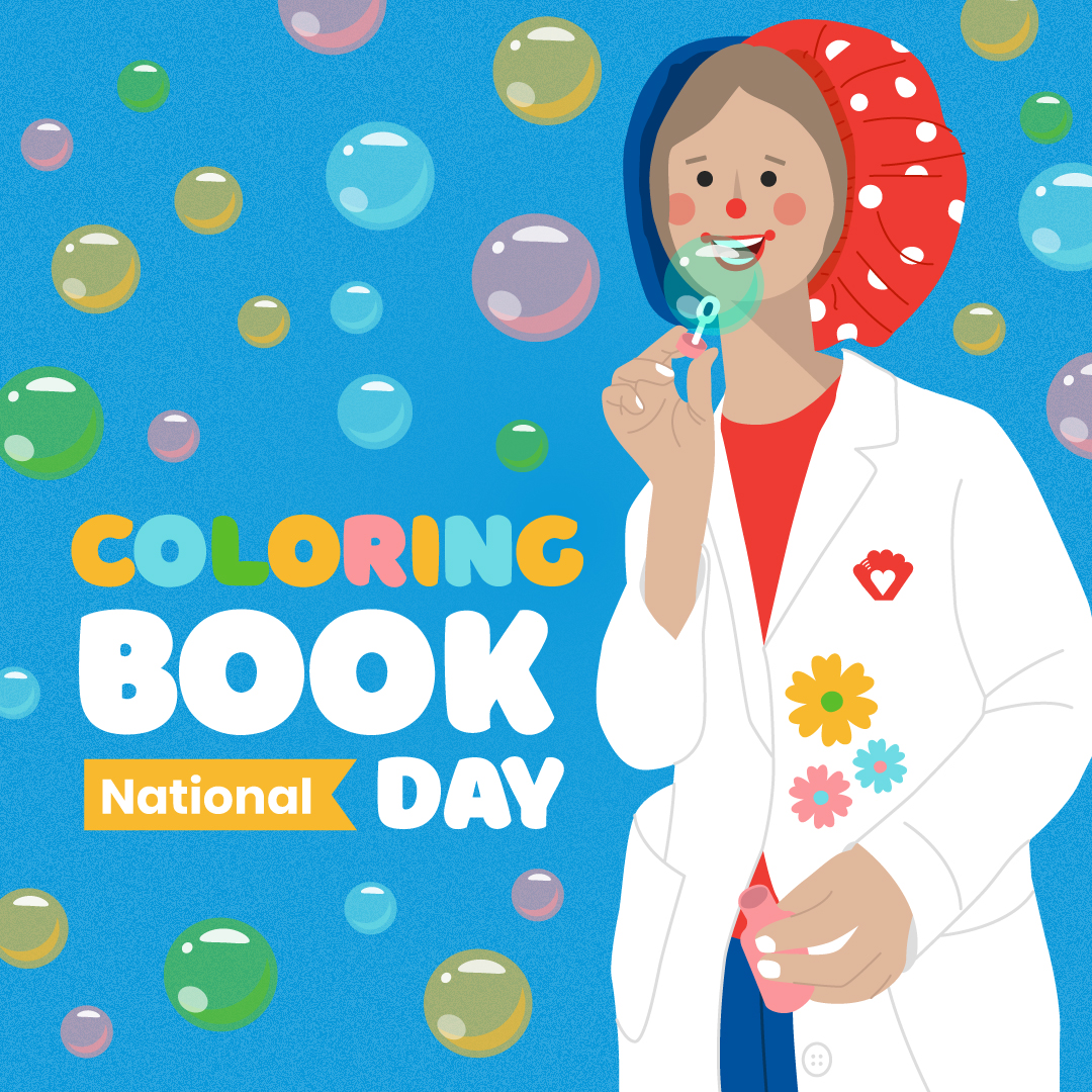 National Coloring Book Day | Joe DiMaggio Children's Hospital