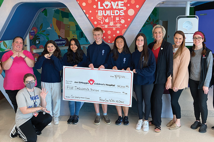 Falcon Cove Middle School Students Aid Patients and Families at Joe ...